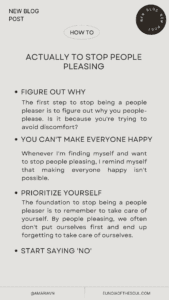 How to Stop Being a People Pleaser and Start Prioritizing Yourself - eunoia
